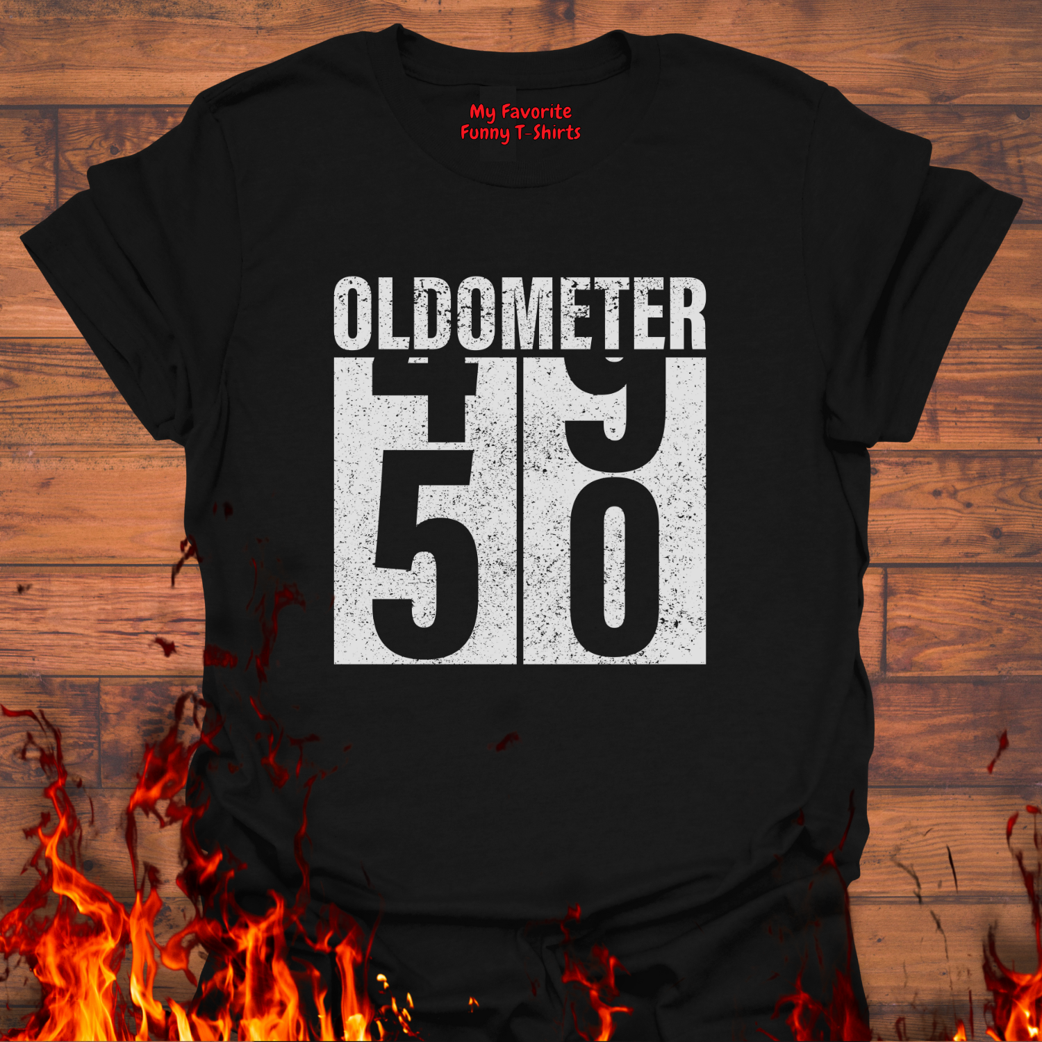 Oldometer 50th Birthday – My Favorite Funny T-Shirts